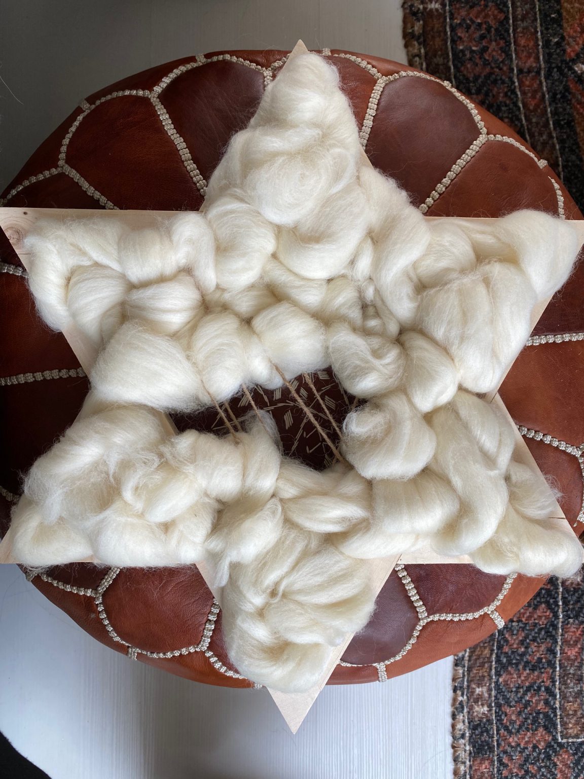 DIY ster met lontwol weven! - Happy Handmade living