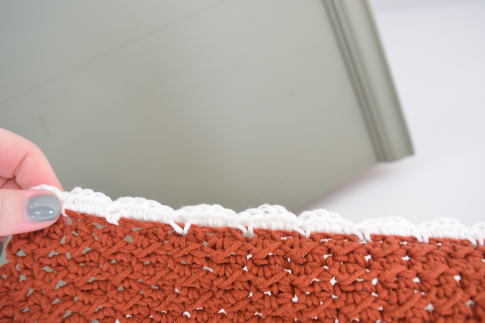 Brique spring sjaal..! - Happy Handmade living